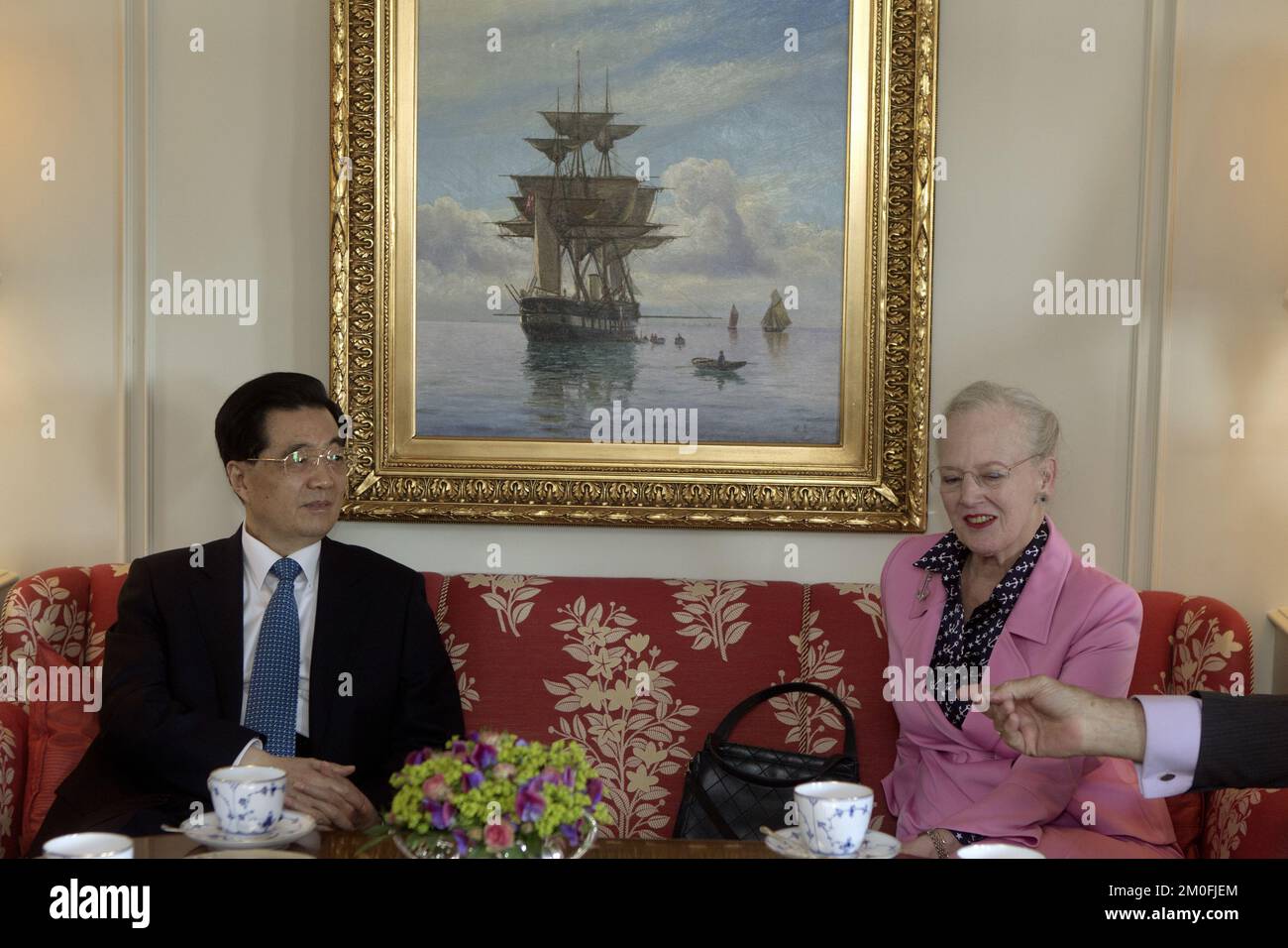 Queen Margrethe and Prince Consort Henrik were hosts for President Huo ...