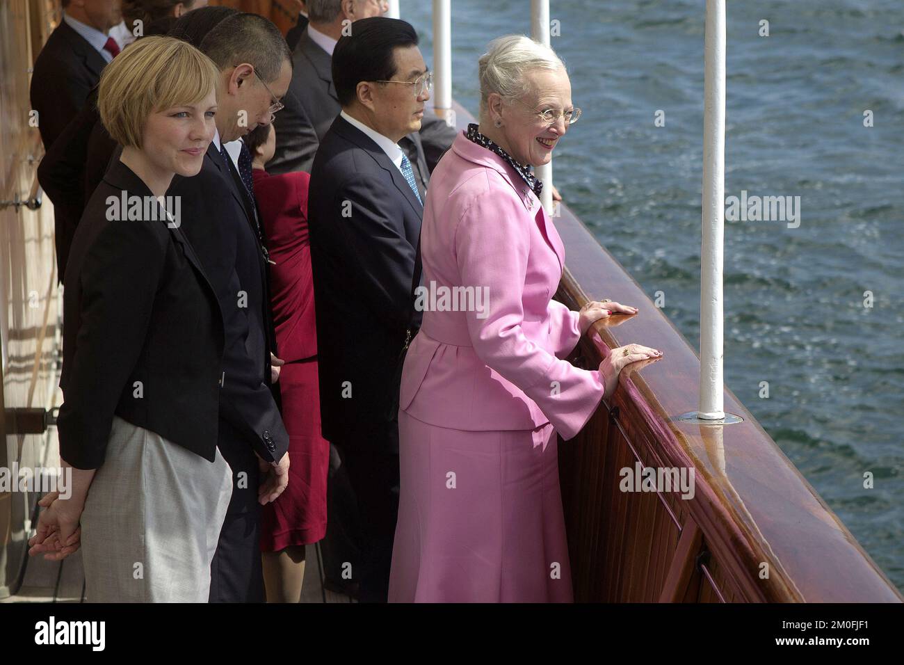 Queen Margrethe and Prince Consort Henrik were hosts for President Huo ...