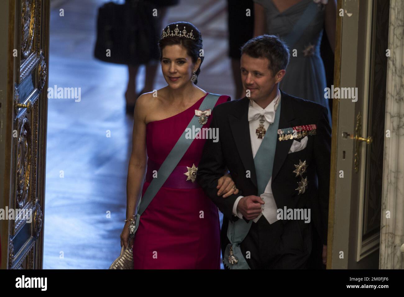 2012 crown princess mary and crown prince frederik anthon unger polfoto hi-res stock photography ...