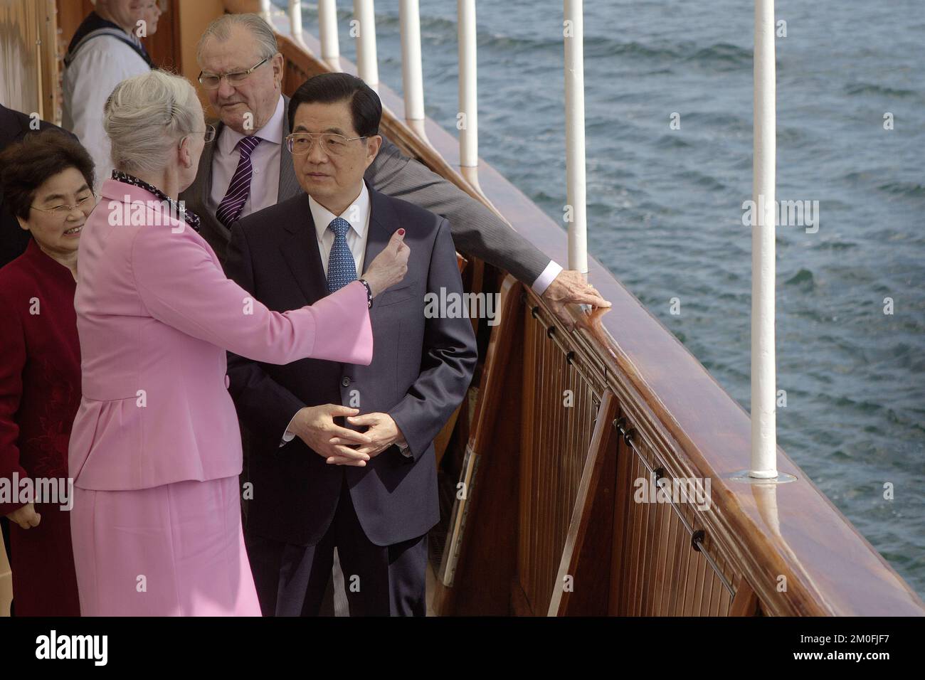 Queen Margrethe and Prince Consort Henrik were hosts for President Huo ...