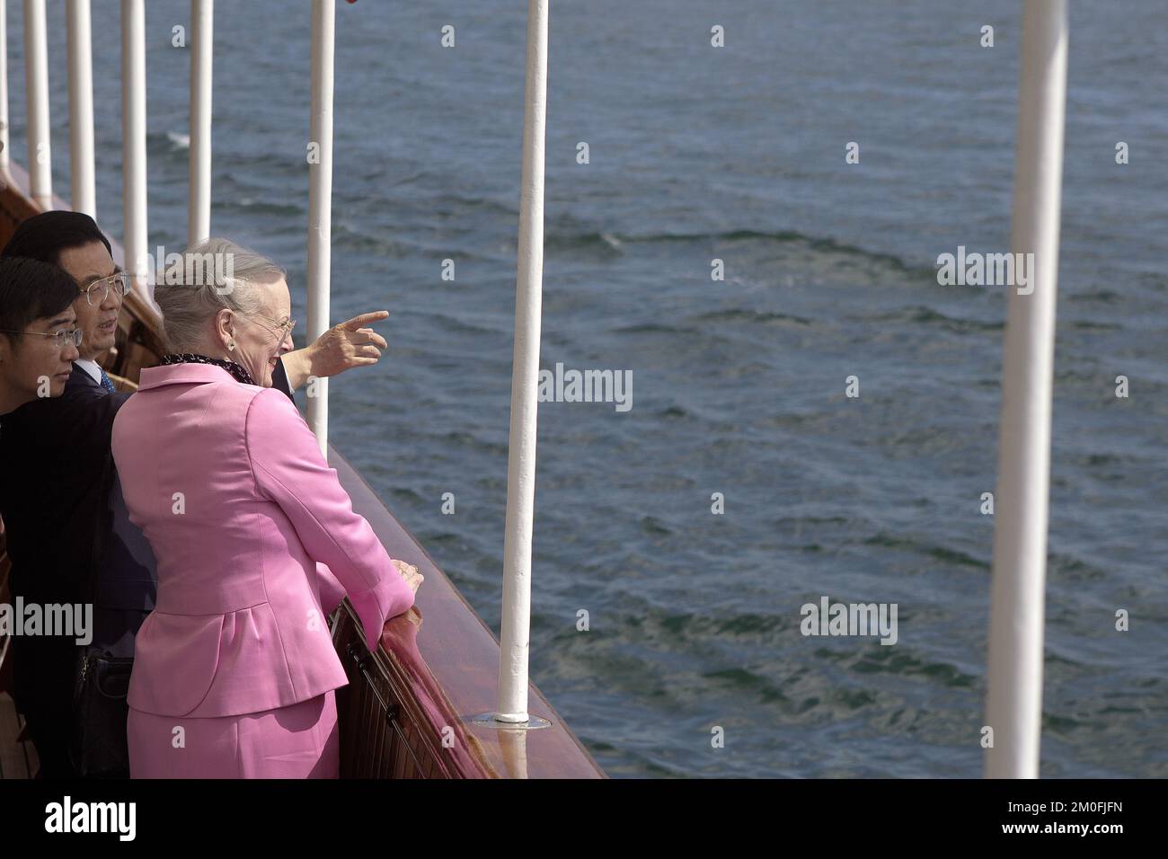 Queen Margrethe and Prince Consort Henrik were hosts for President Huo ...
