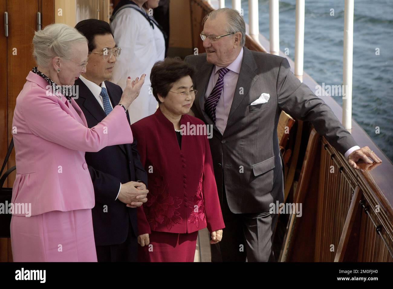 Queen Margrethe and Prince Consort Henrik were hosts for President Huo ...