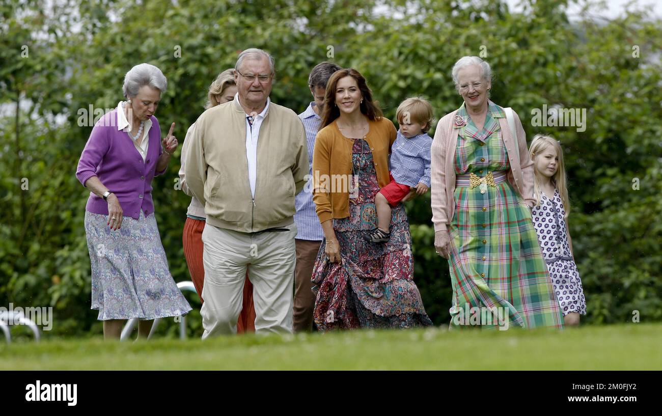Countess ingrid and count richard anders brohus polfoto hi-res stock ...