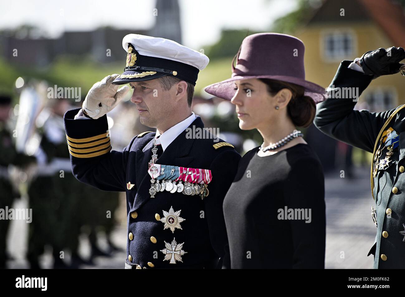 Kastellet Citadel, the base of the Danish army in Copenhagen. Crown ...