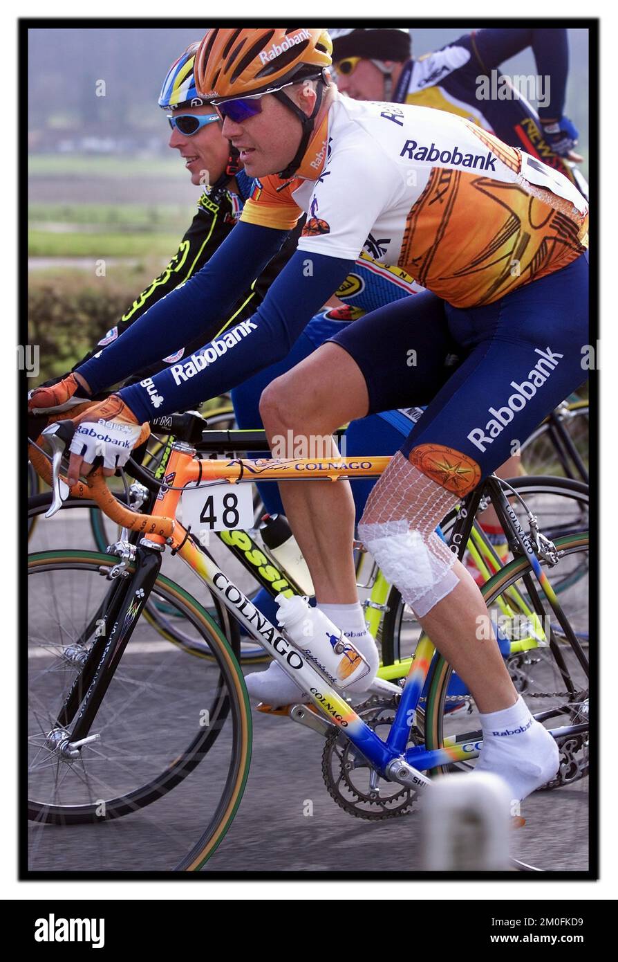 Rabobank pictured on the kuurne brussel kuurne race hi-res stock ...