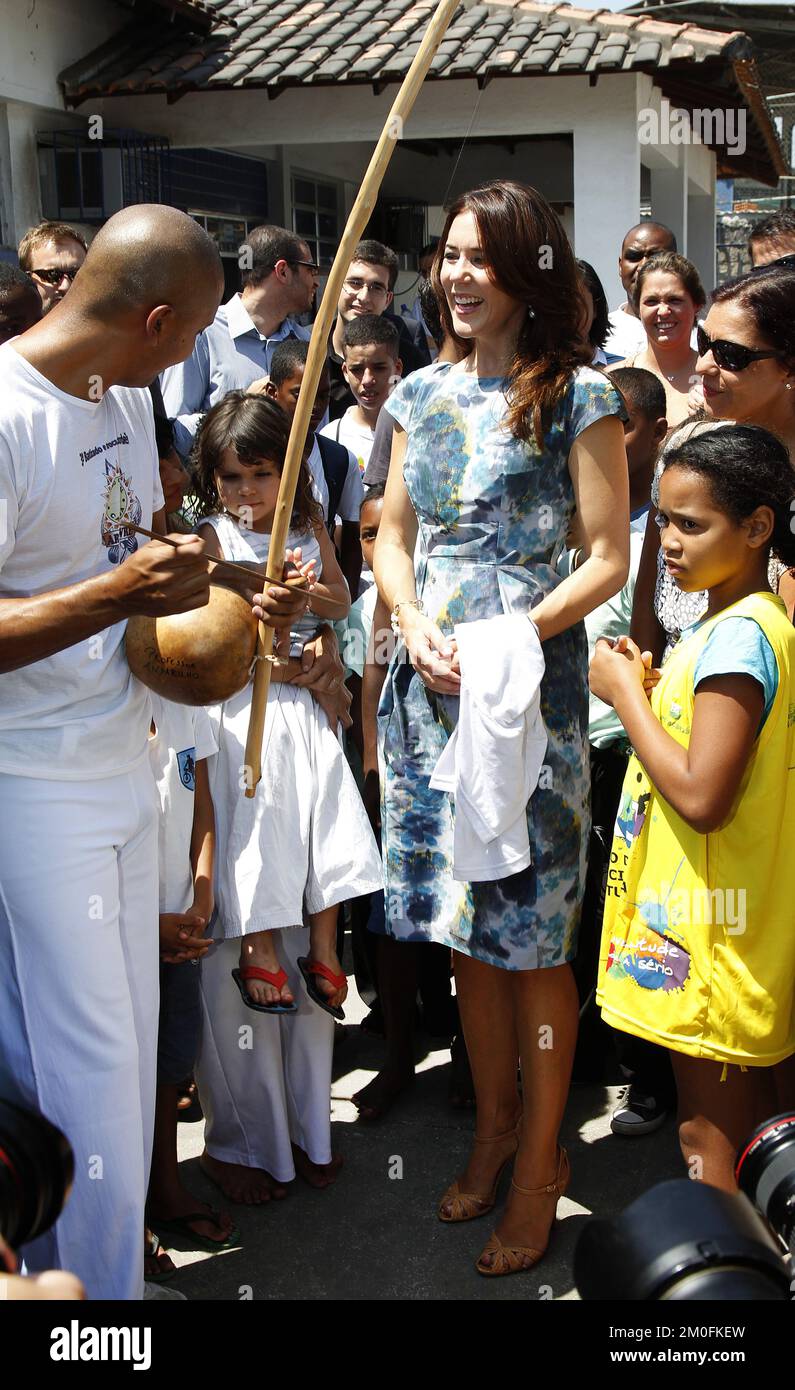 Crown Princess Mary shared her expertise with a group of young ...