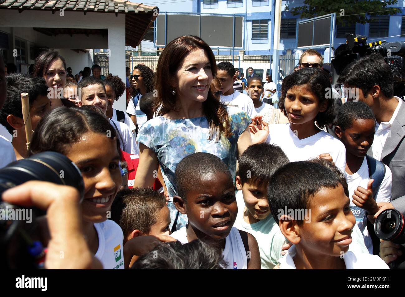 Crown Princess Mary shared her expertise with a group of young ...