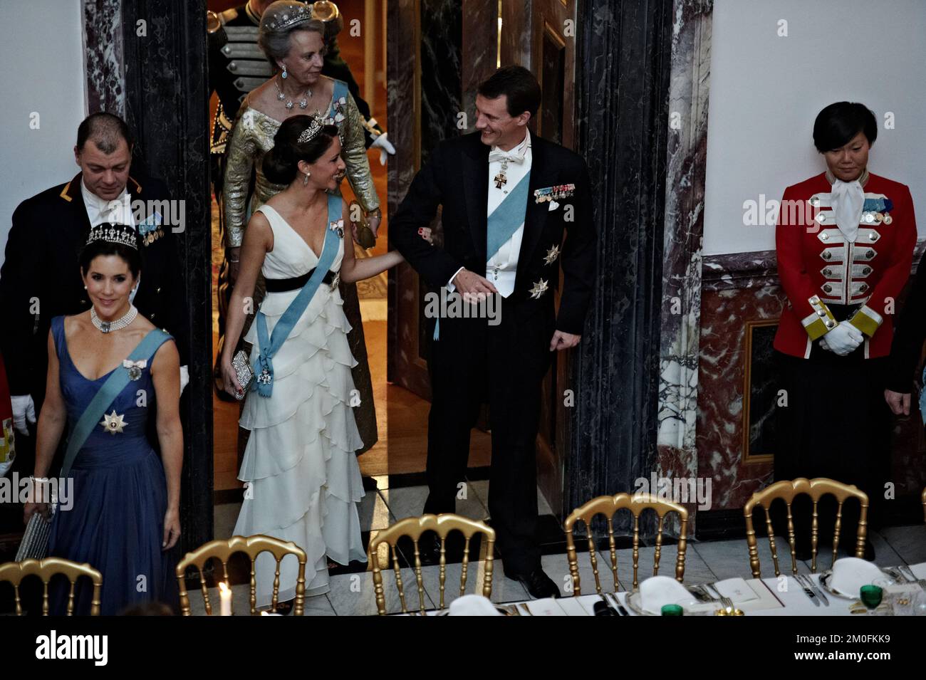 Queen Margrethe and Prince Consort Henrik hoasted a State Dinner for ...