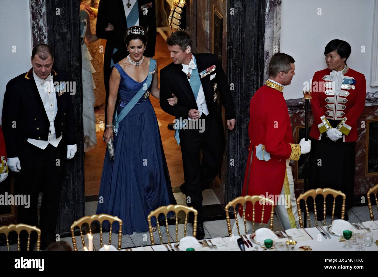 Queen Margrethe and Prince Consort Henrik hoasted a State Dinner for ...
