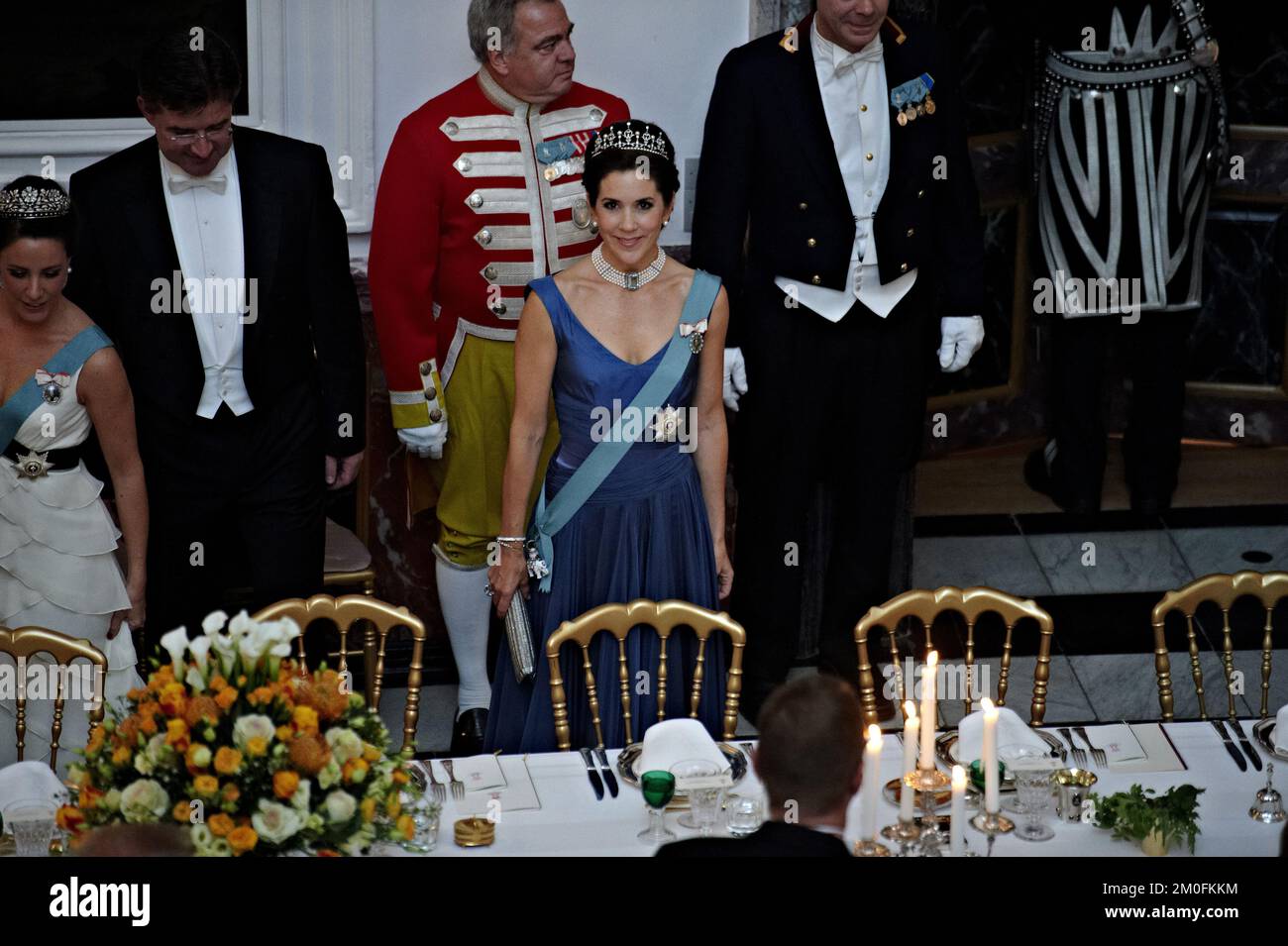 Queen Margrethe and Prince Consort Henrik hoasted a State Dinner for ...