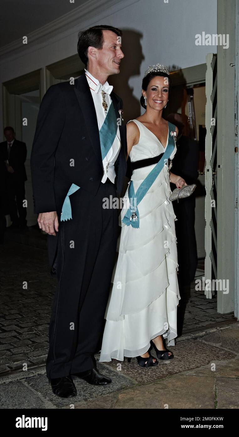 Queen Margrethe and Prince Consort Henrik hoasted a State Dinner for ...