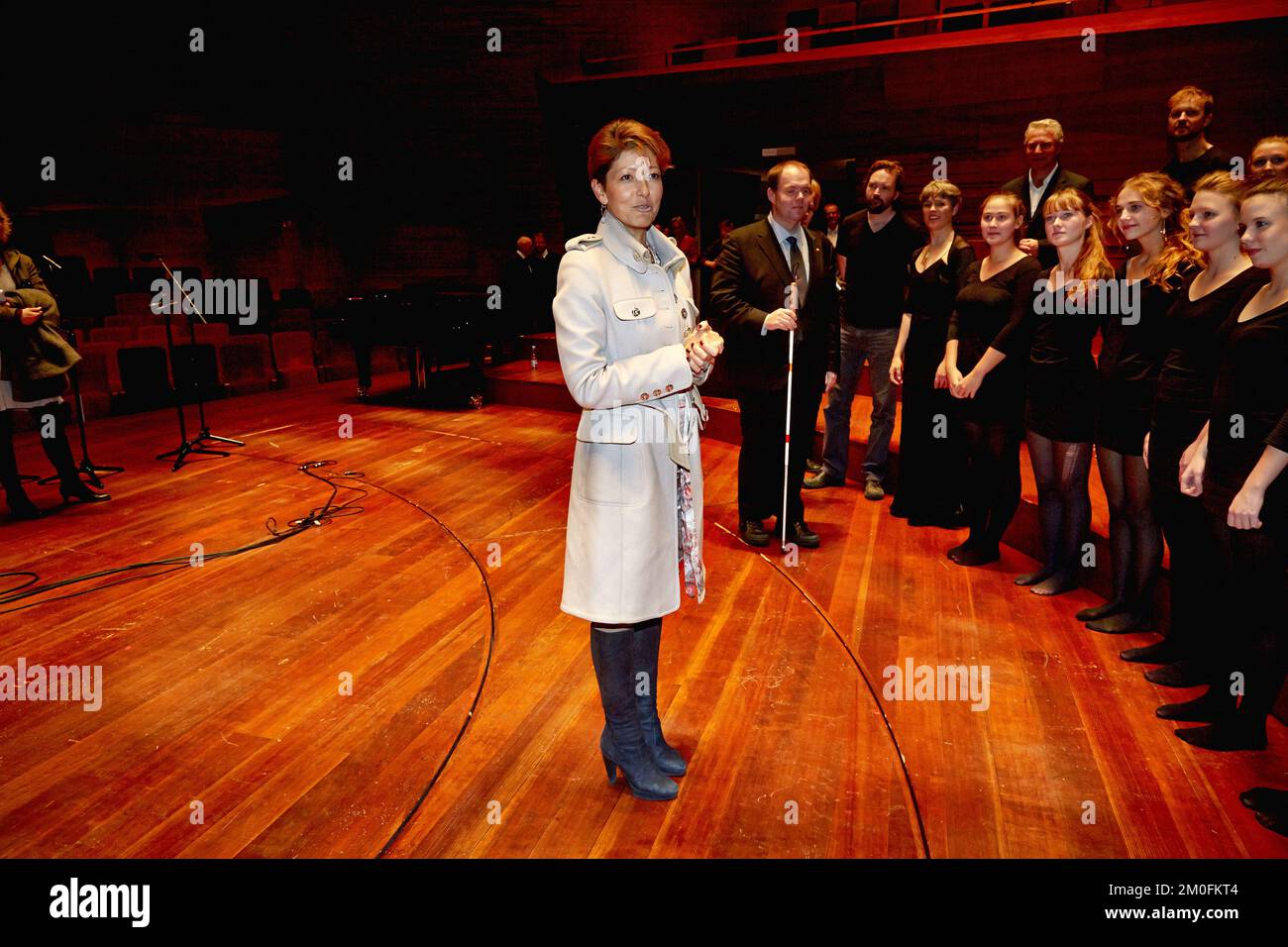 Countess Alexandra of Frederiksborg attend, as patron of the Danish ...