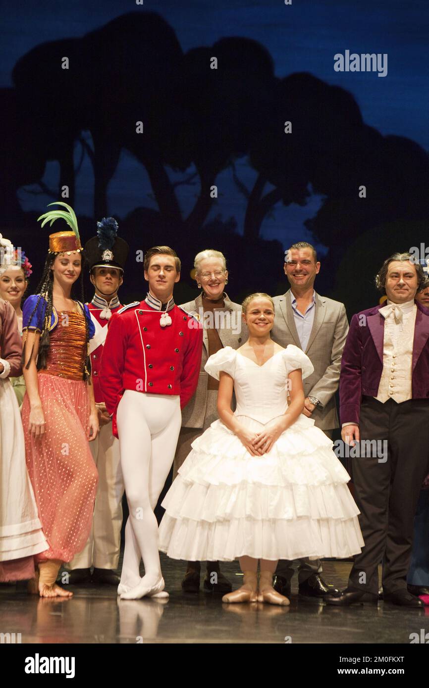 Queen Margrethe and Tivoli Ballet director Peter Bo Bendixen at the ...