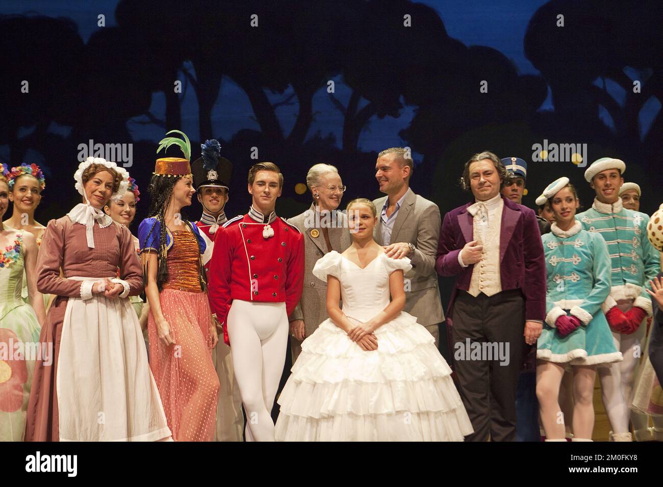 Queen Margrethe and Tivoli Ballet director Peter Bo Bendixen at the ...