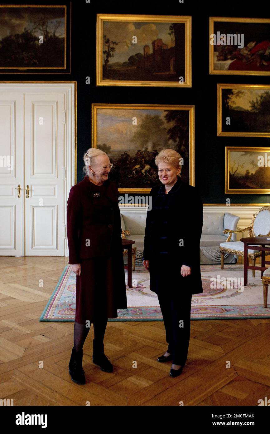 Lithuanian President Dalia Grybauskaite, when she Tuesday during his ...