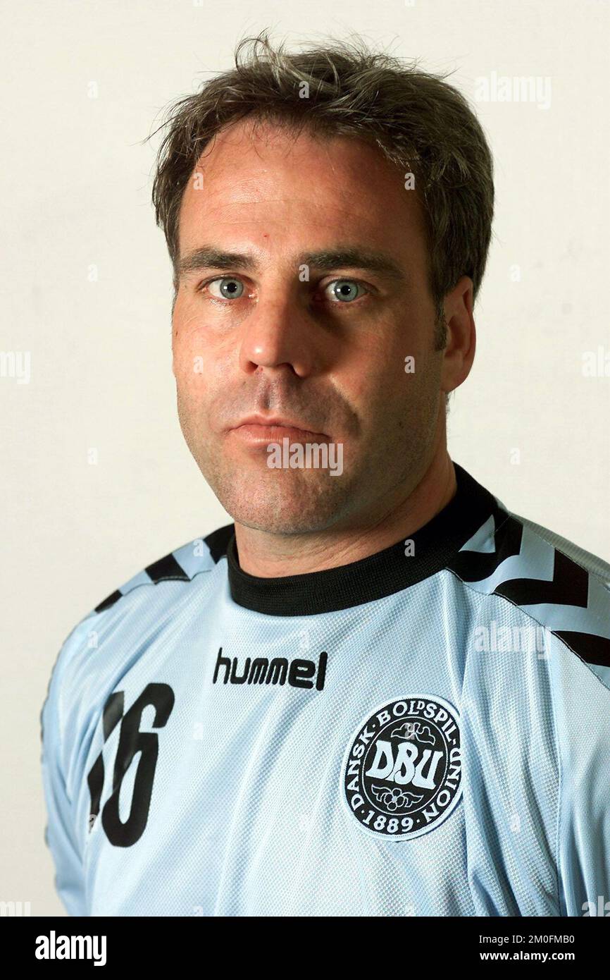 Goalkeeper Peter Kjaer, member of the Denmark Squad for the 2002 World ...