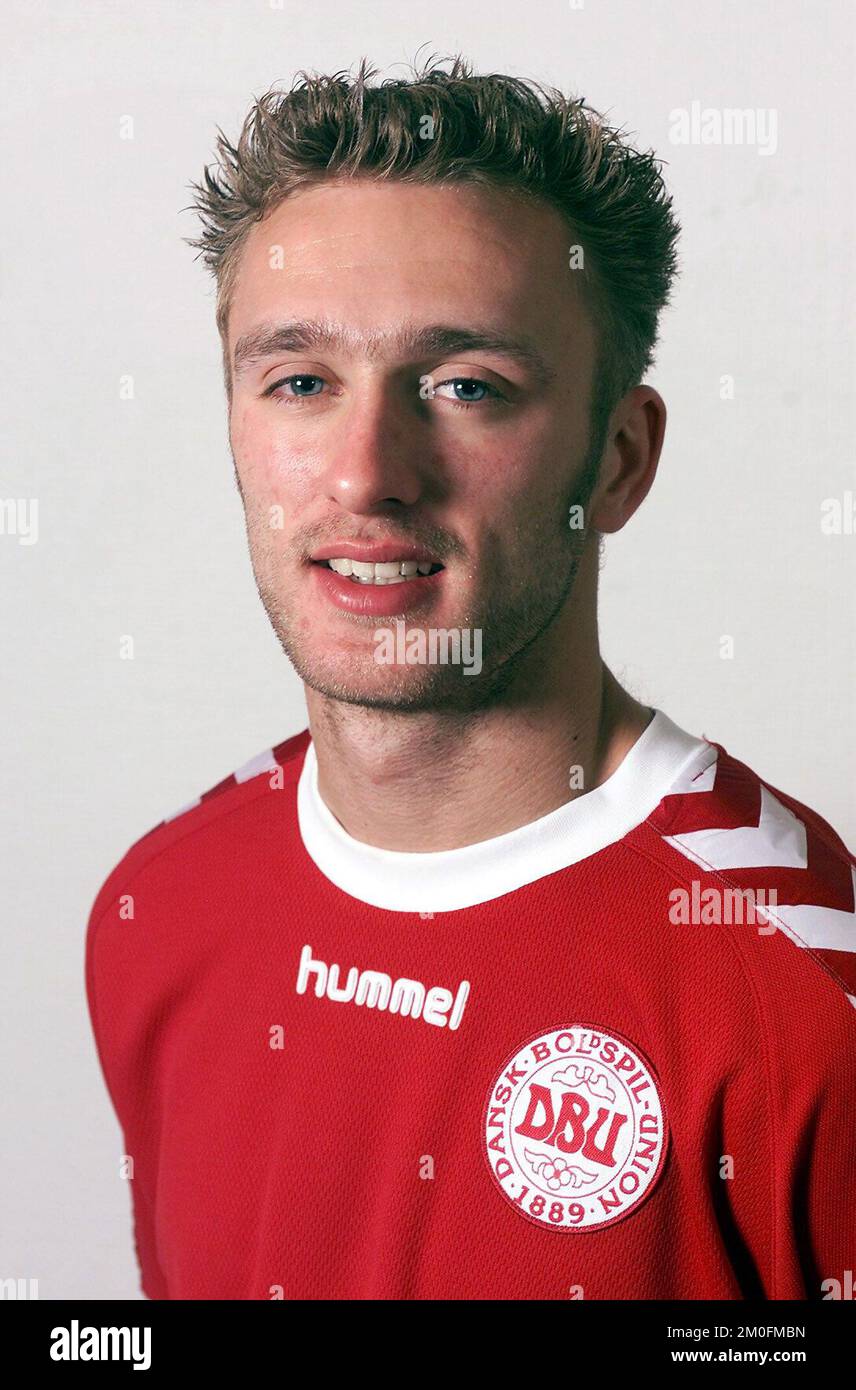 Striker, Dennis Rommedal, member of the Denmark Squad for the 2002 ...