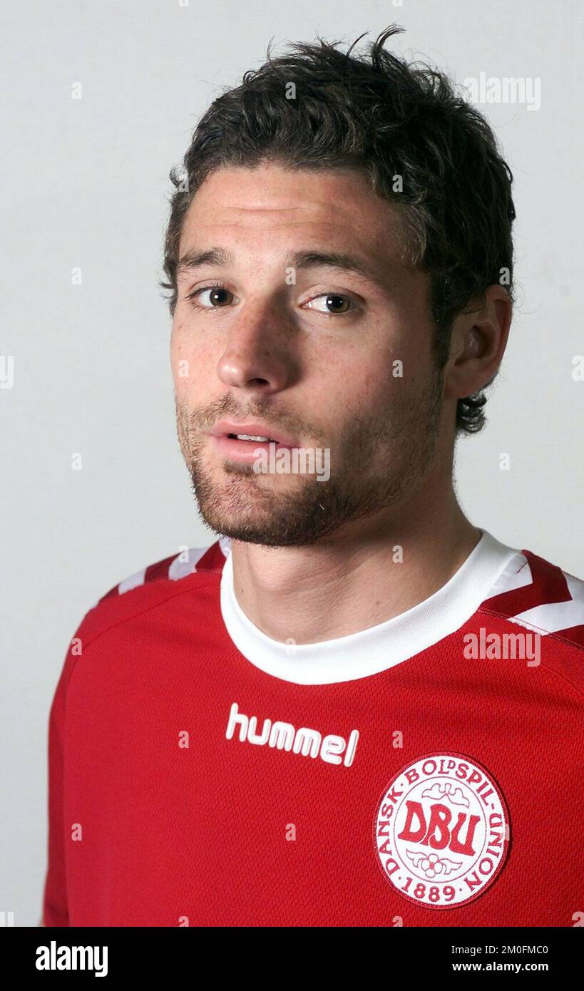 Striker, Peter Madsen, member of the Denmark Squad for the 2002 World ...
