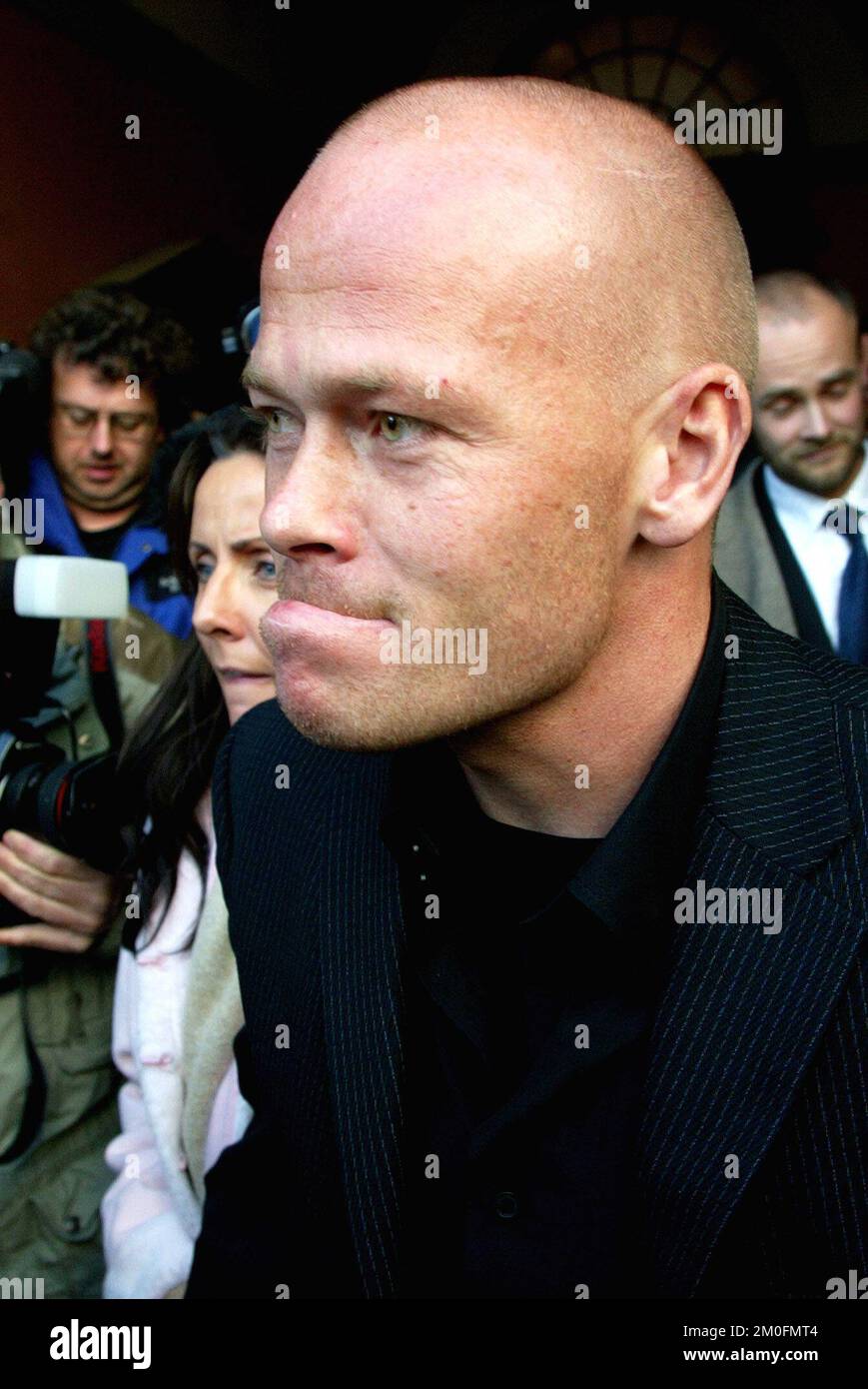 Bolton Wanderers' Danish midfielder STIG TOFTING leaving the court ...