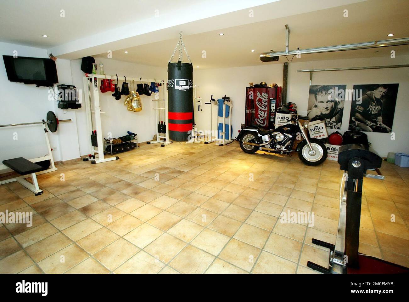 The basement of Danish boxer Brian Nielsen who has moved to Costa del ...