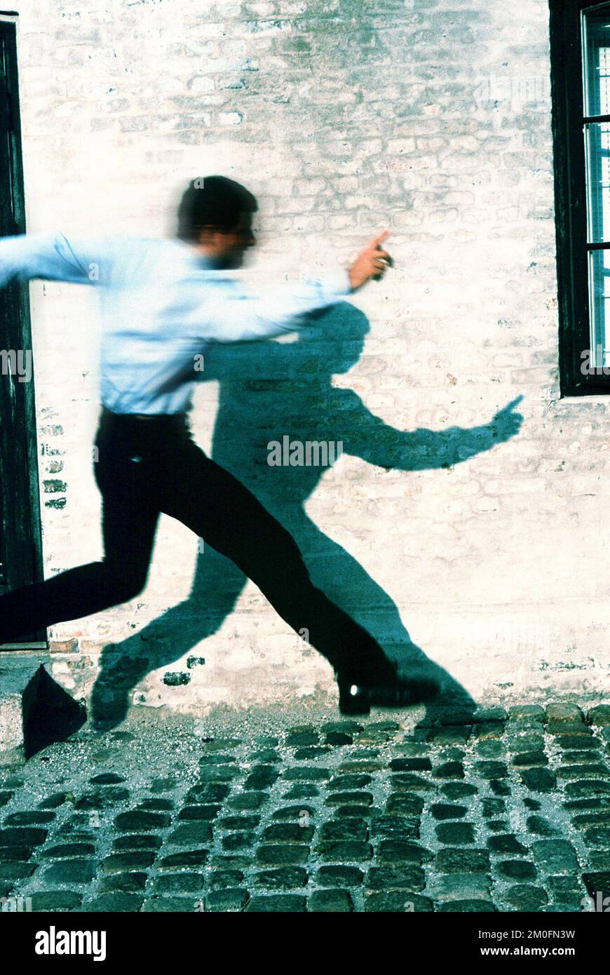 A business man moving fast Stock Photo - Alamy