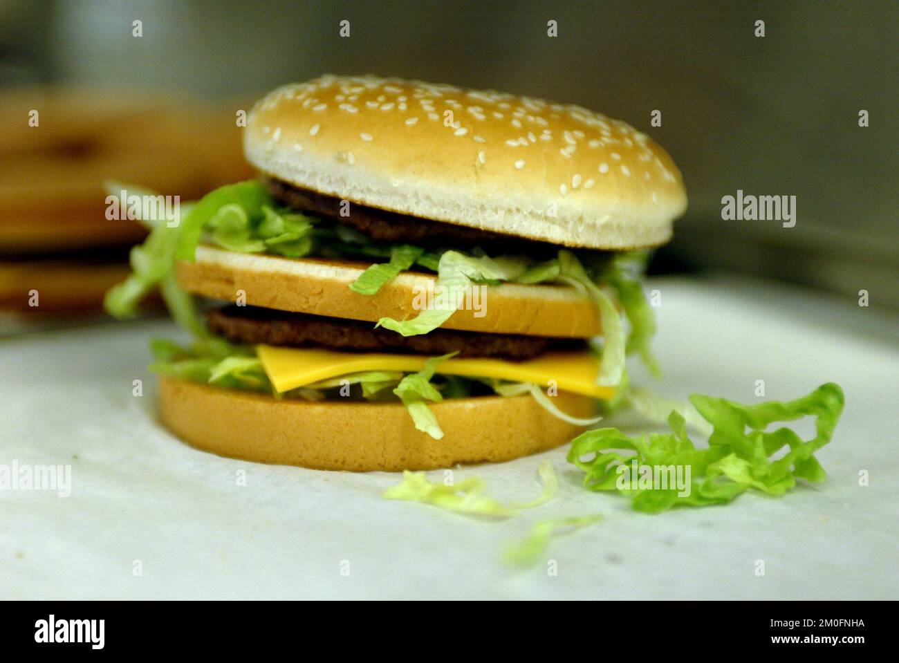 An ordinary day at McDonalds in Copenhagen - a Big Mac Stock Photo - Alamy