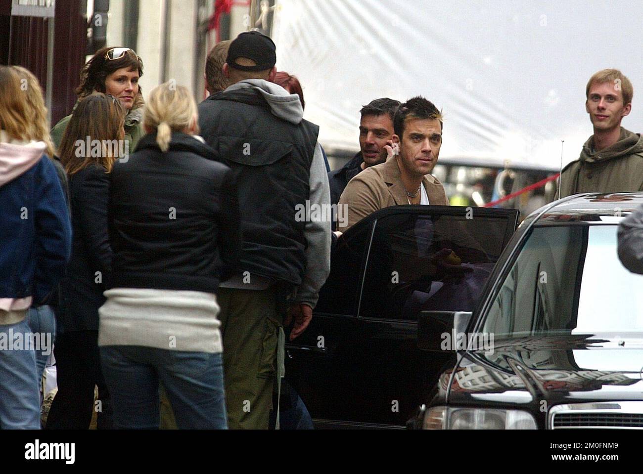 Robbie Williams was in Copenhagen to make an advertising film for the ...