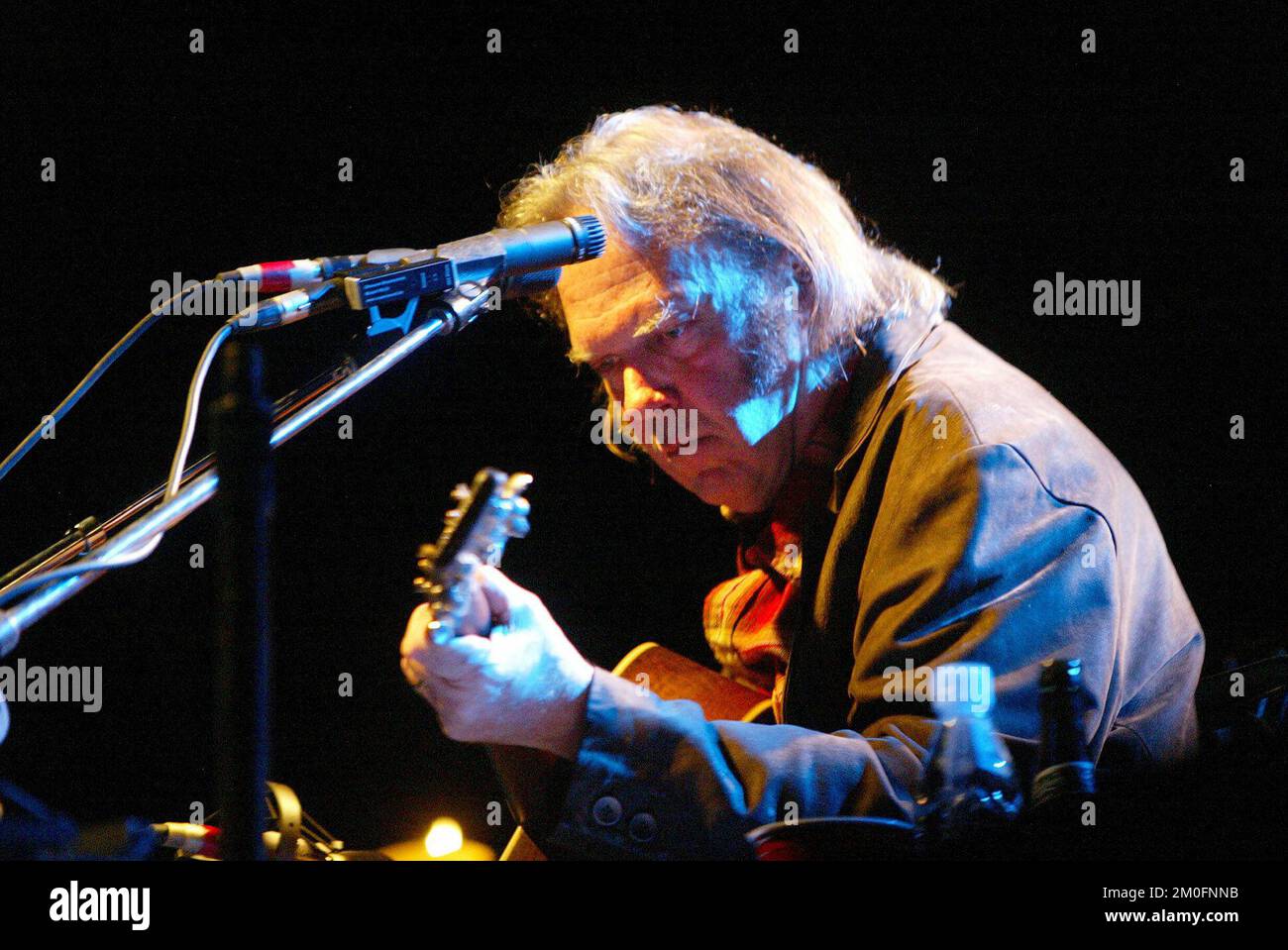 Neil Young in concert. The 57-years old artist played in 'Falconer' in ...