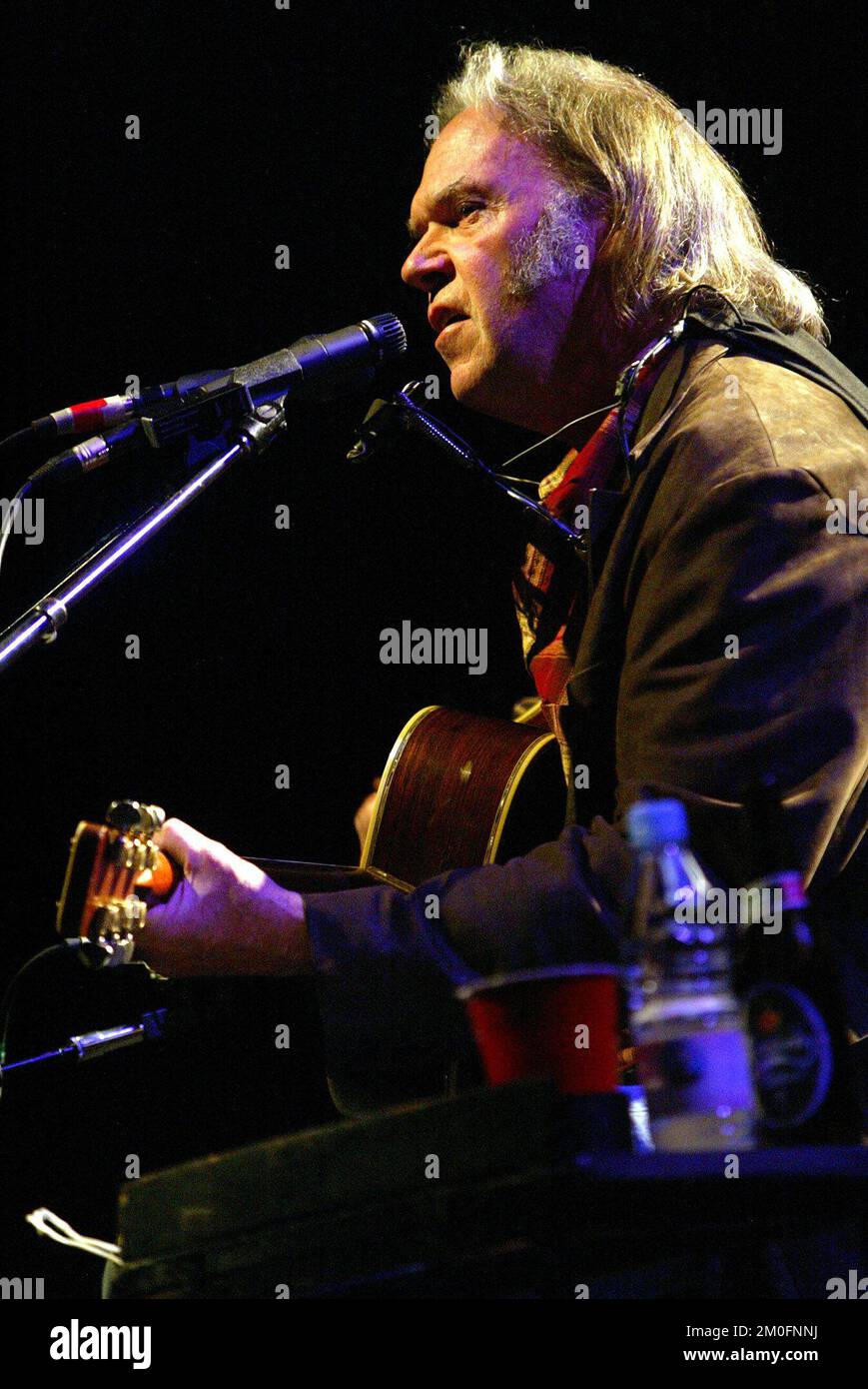 Neil Young in concert. The 57-years old artist played in 'Falconer' in ...