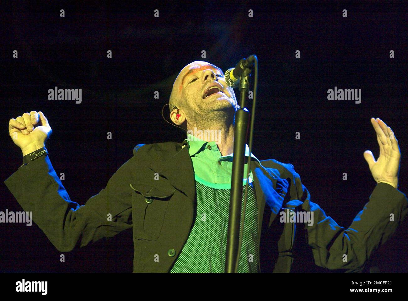Michael Stipe from R.E.M at the Midtfyns festival Stock Photo - Alamy