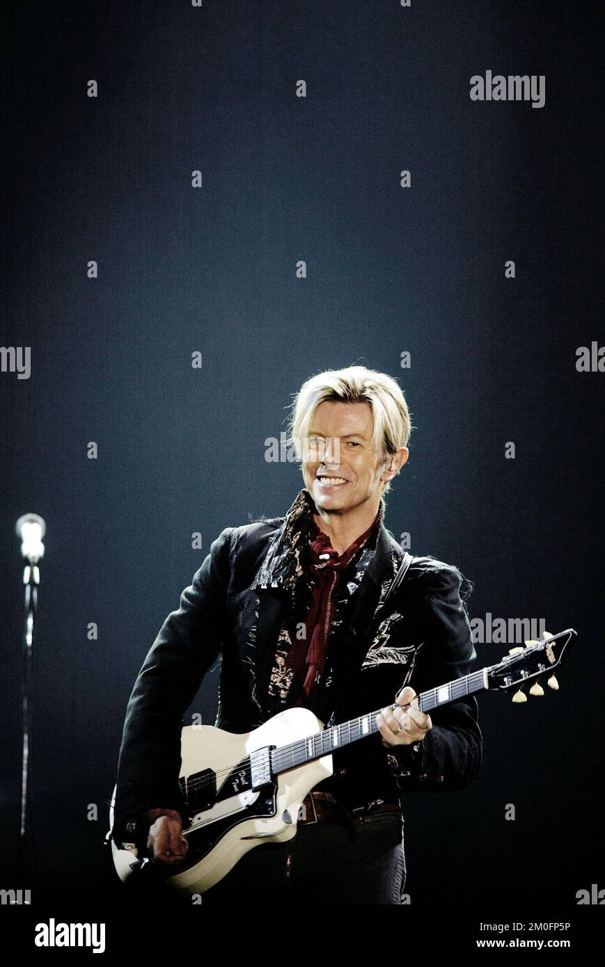 Daivd Bowie in concert at the Forum, Copenhagen. He started his World ...