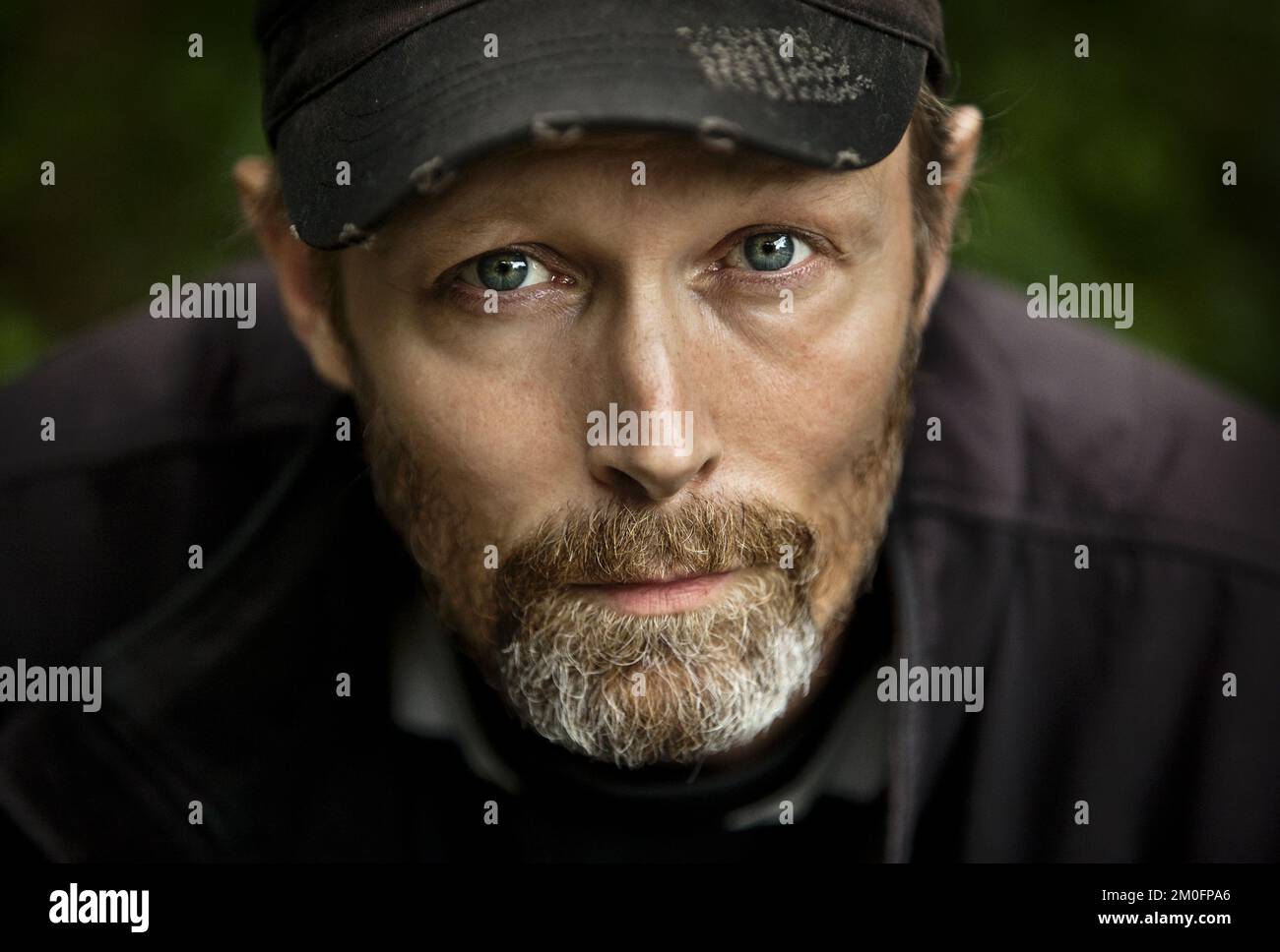 Danish actor lars mikkelsen poses for a portrait in copenhagen hi-res ...