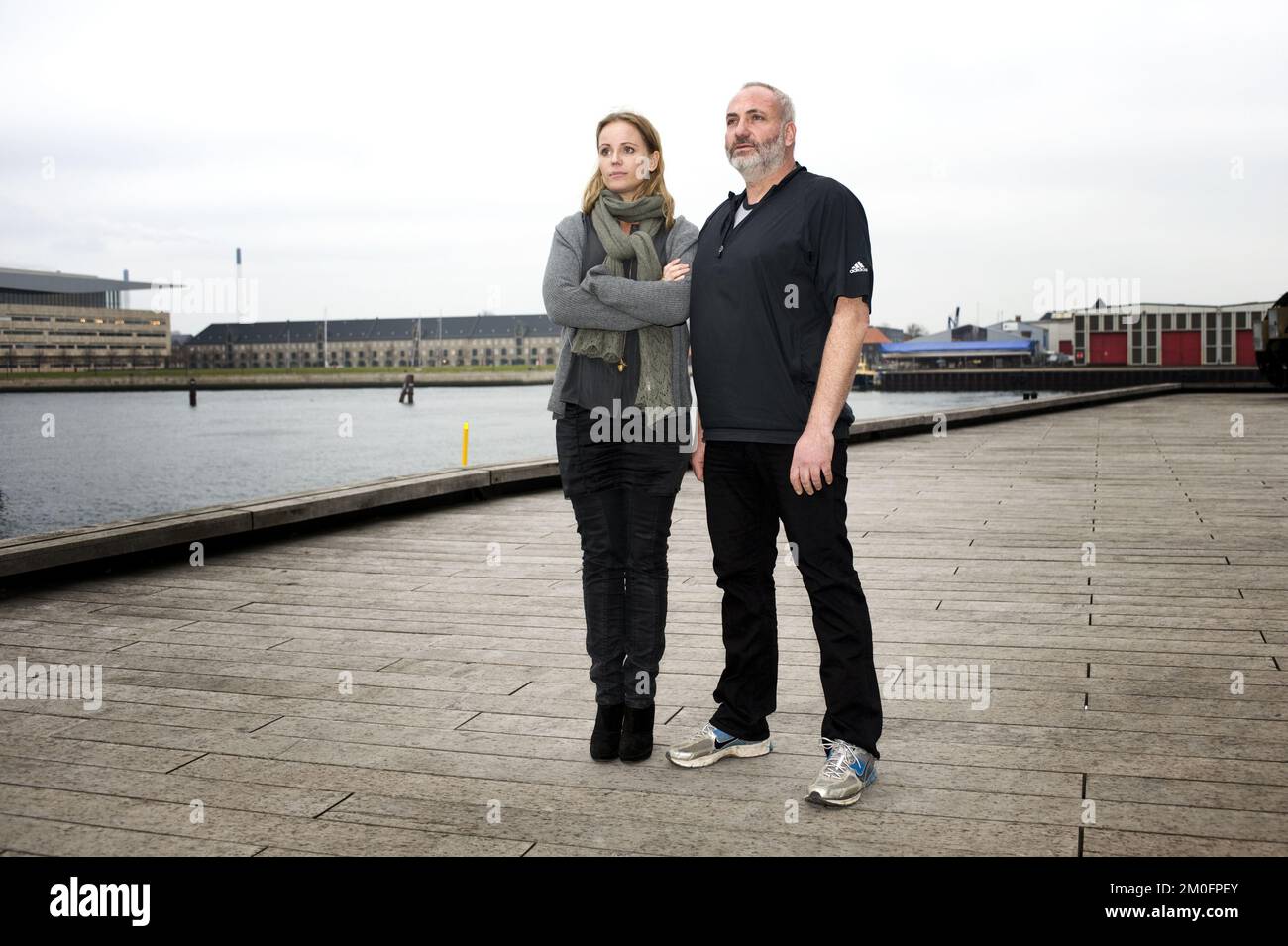 Stars of the scandinavian crime drama television series the bridge hi ...