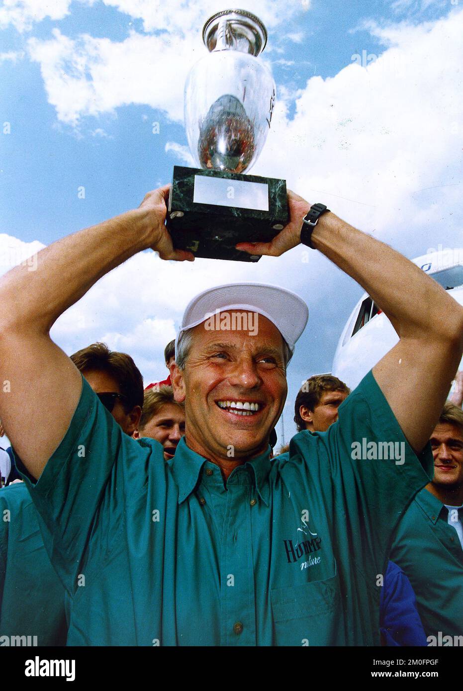 Richard Nielsen, the coach of the Denmark who won the 1992 European ...