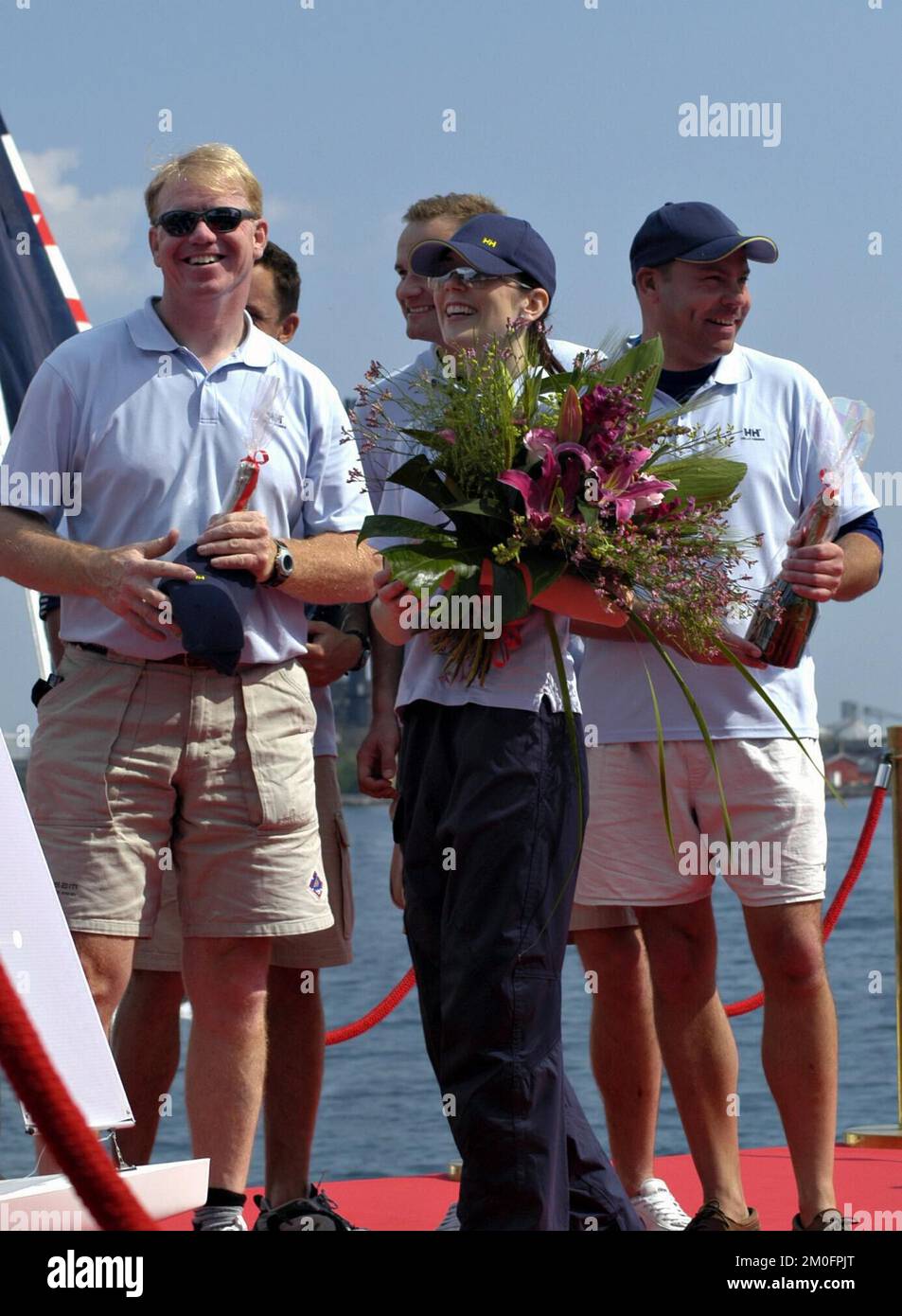 Miss Mary Donaldson at the yacht race to celebrate the forthcoming ...