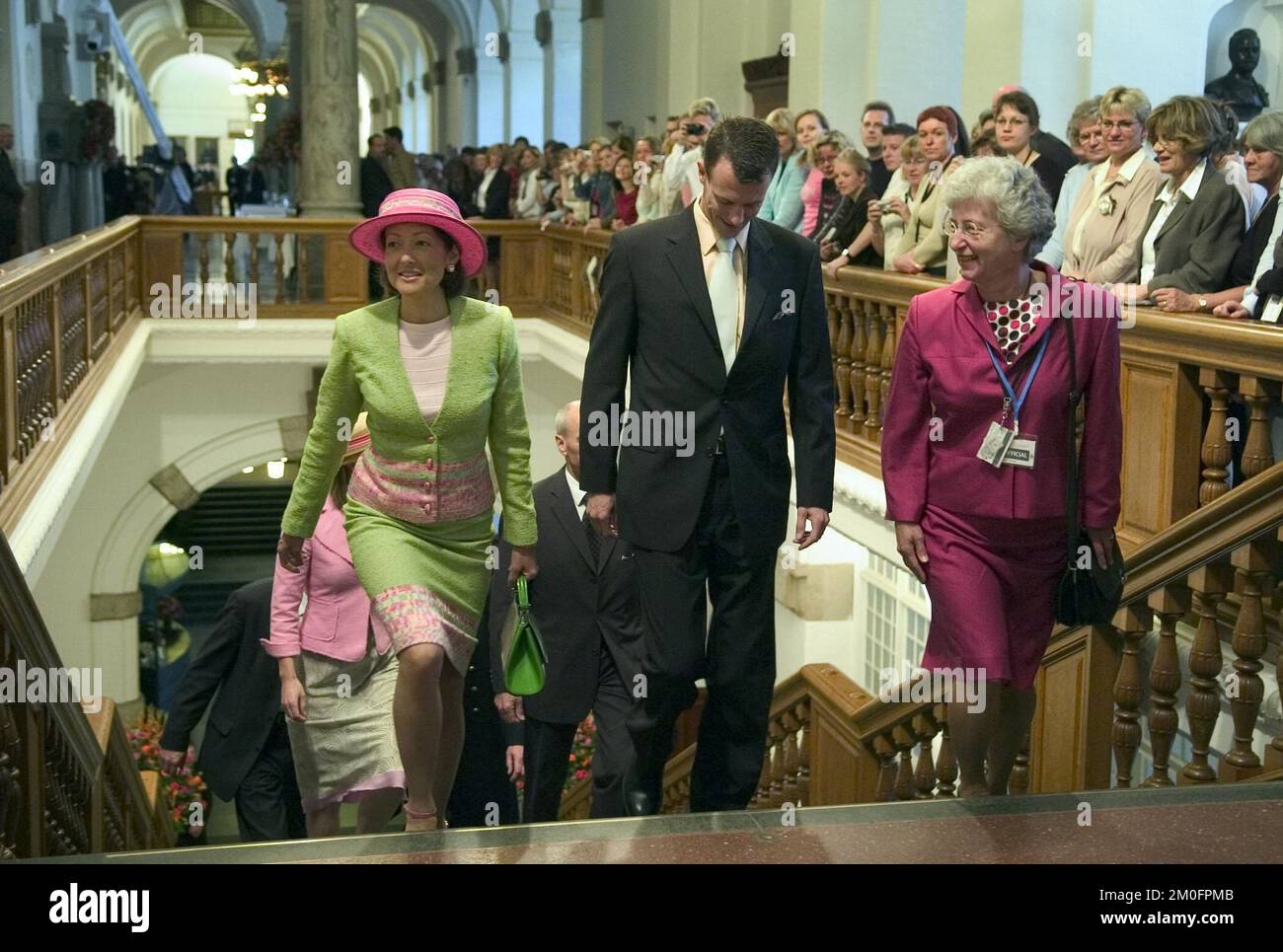 The Danish Princess Alexandra and The Prince Joachim arrive for a ...