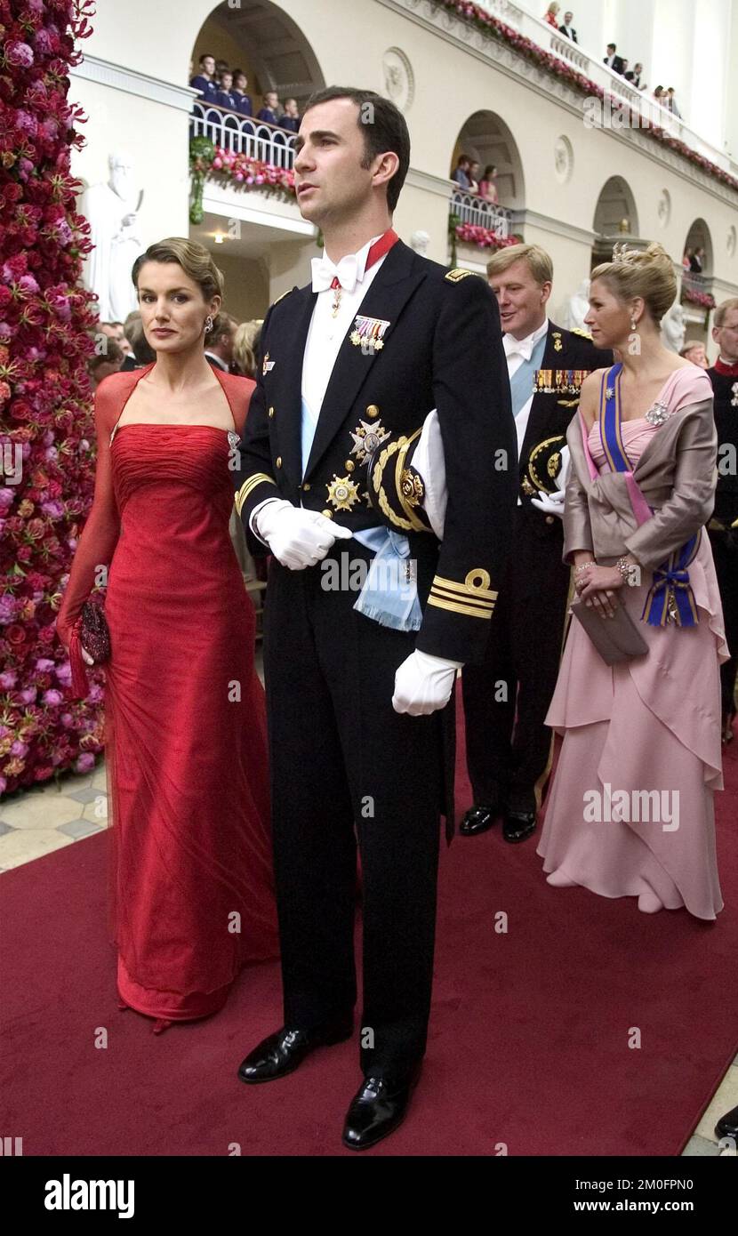 Miss Letizia Ortiz and The Crown Prince of Spain Felipe soon to be ...