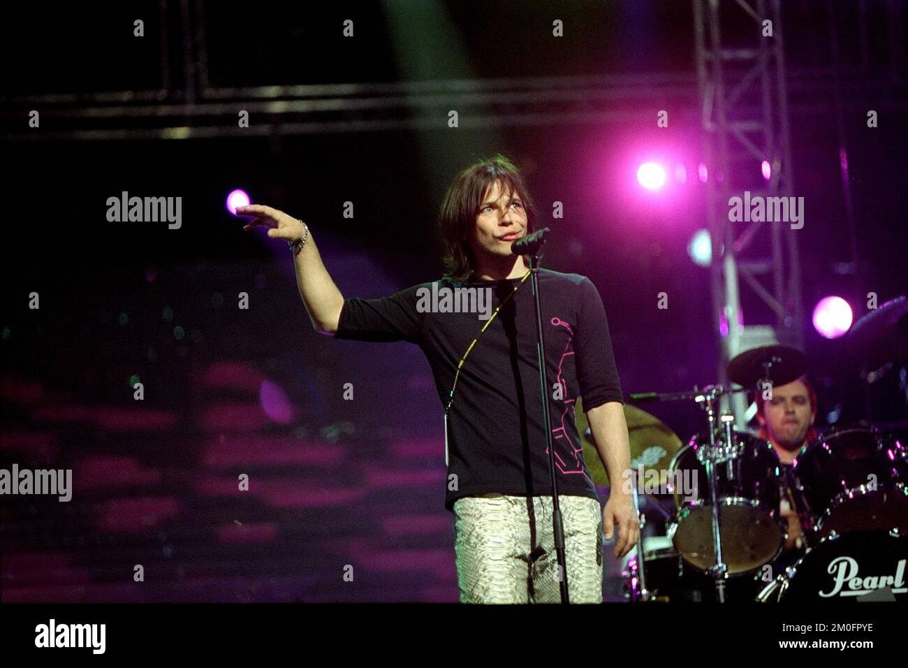 The Russian entry in the Eurovision Song Contest, Mumiy Troll with ...