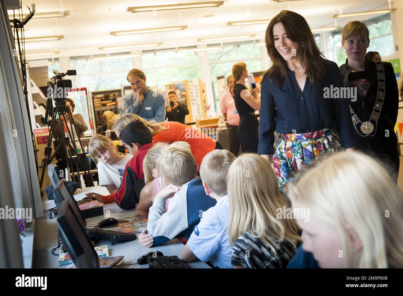 Crown Princess Mary opens the Danish children's libraries reading ...