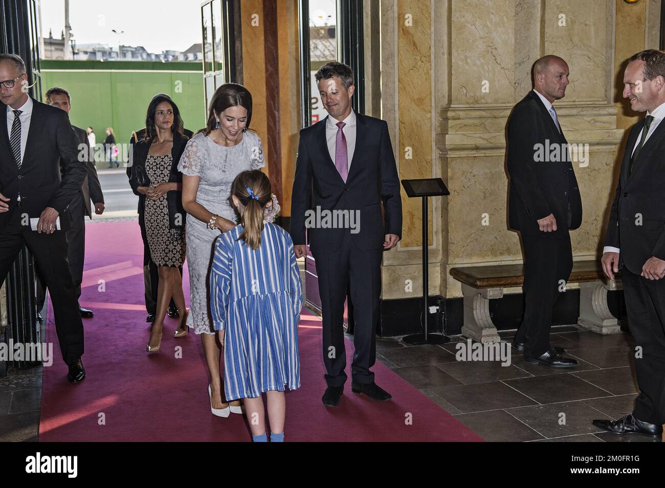 Princess Mary and Crown Prince Frederik attending Gala performance in ...