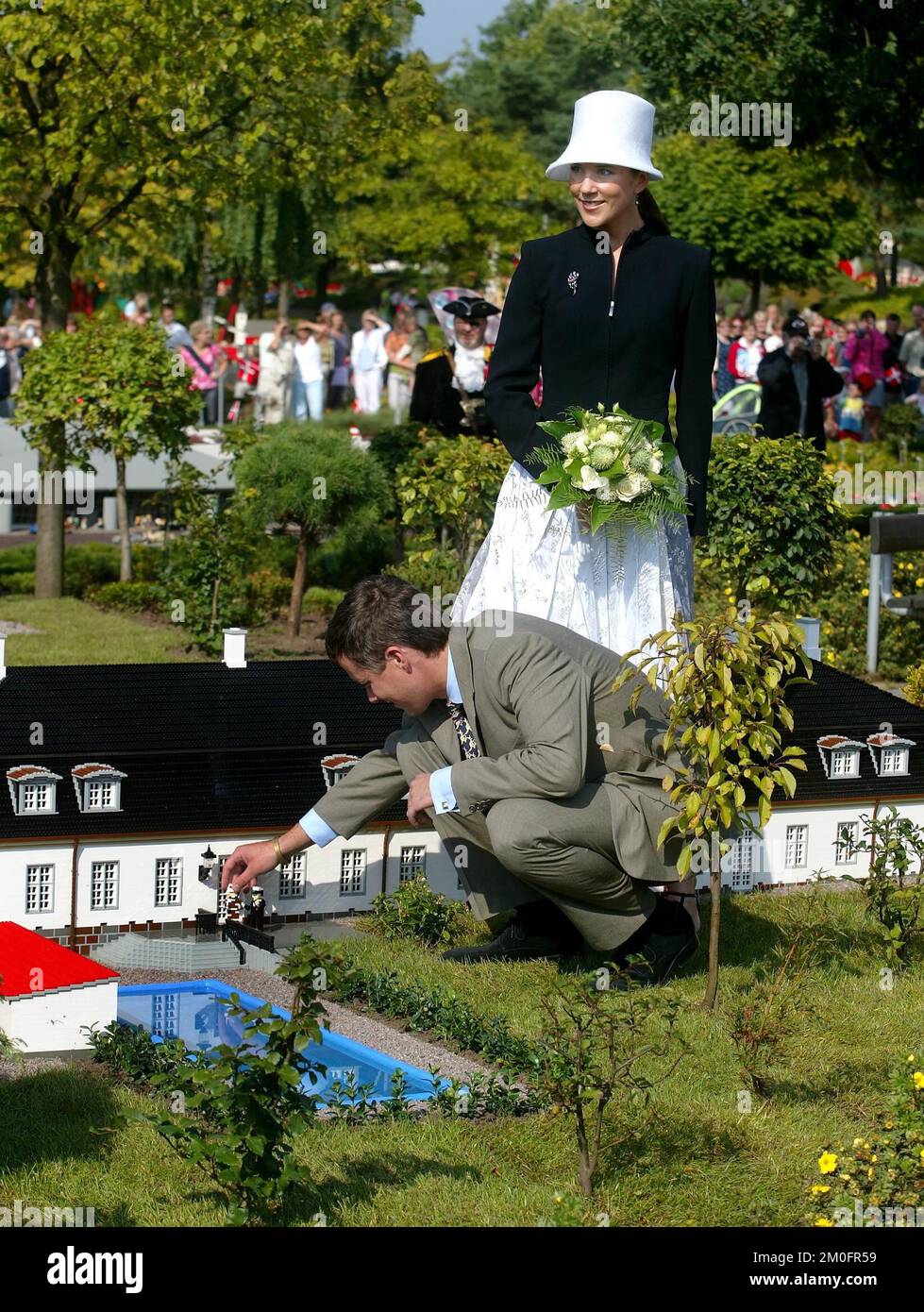 The Danish Crown Prince Frederik along with his wife Crown Princess ...
