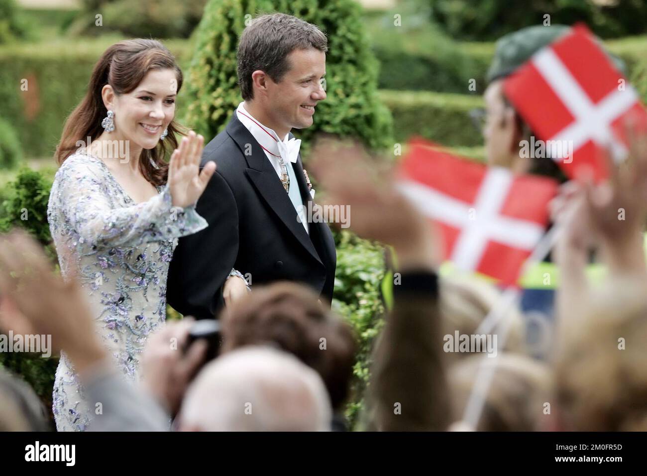 The Crown Princess Mary Donaldson and her husband the Danish Crown ...