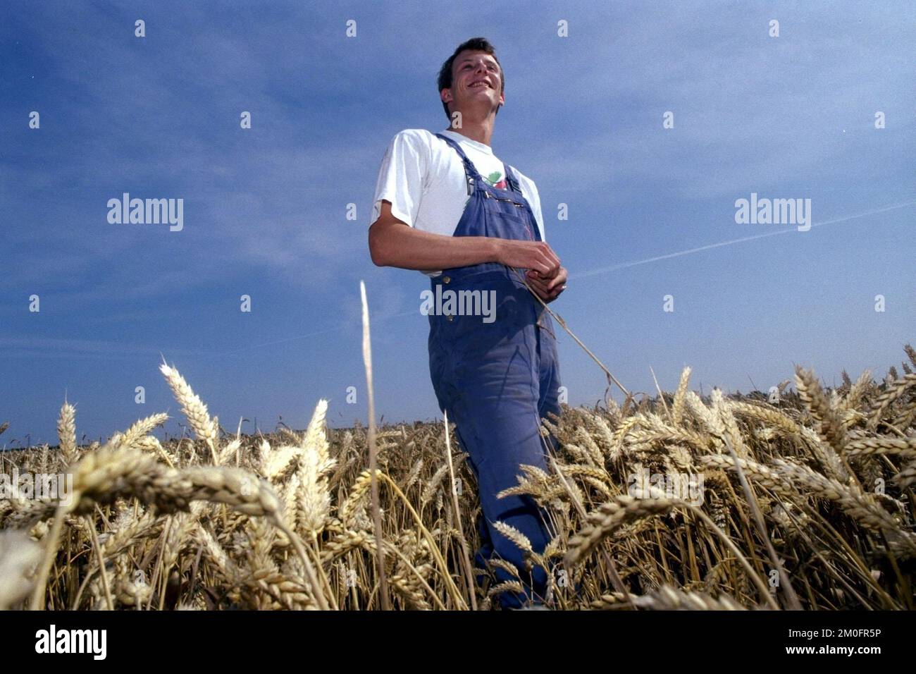 Prince Joachim working on a farm. He has his own farm at Schackenborg ...