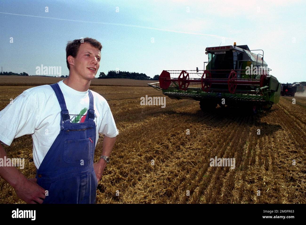 Prince Joachim working on a farm. He has his own farm at Schackenborg ...