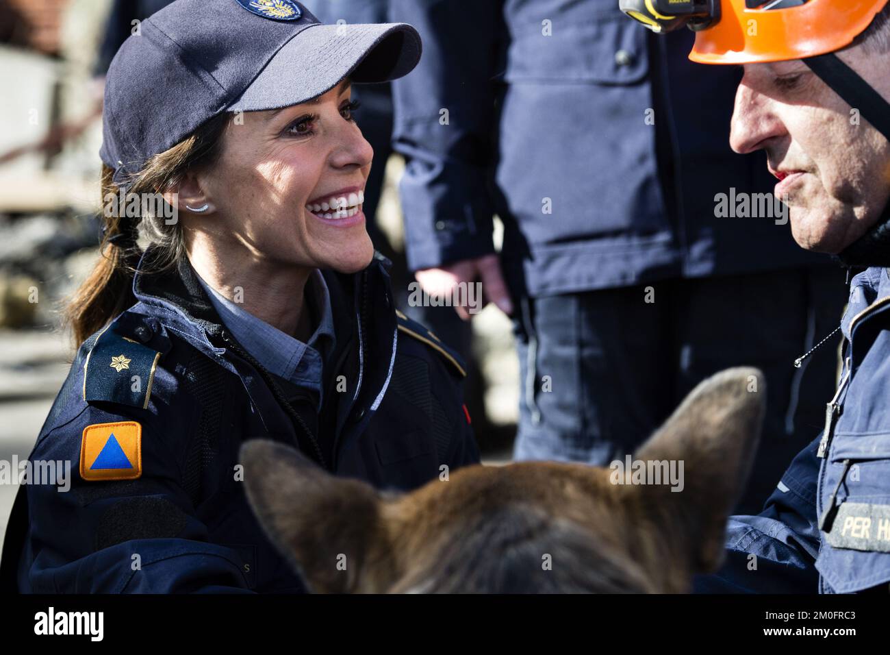Princess Marie, visited the Bredskabstyrelsen in Hedehusene, Denmark ...