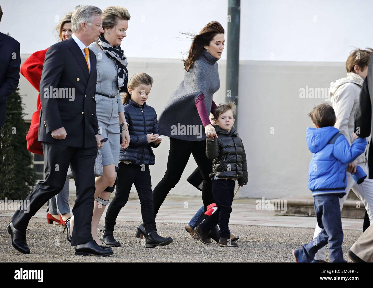 King philippe and queen mathilde d udekem d acoz hi-res stock ...