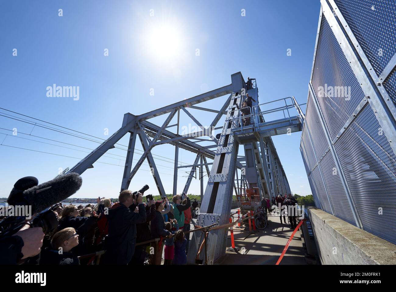 Crown Princess Mary opens the new "Bridge Walking" attraction on Little ...