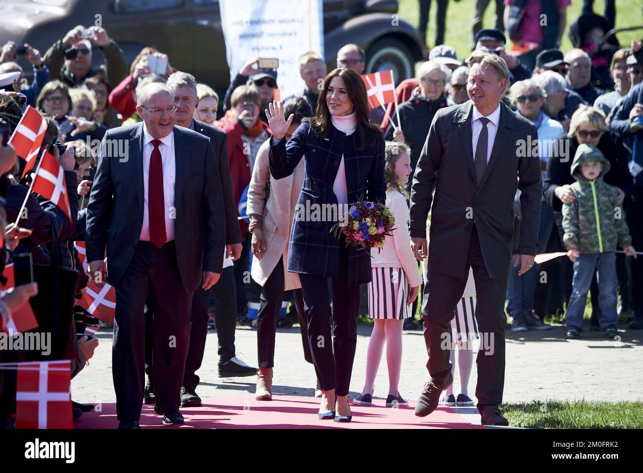 Crown Princess Mary opens the new "Bridge Walking" attraction on Little ...