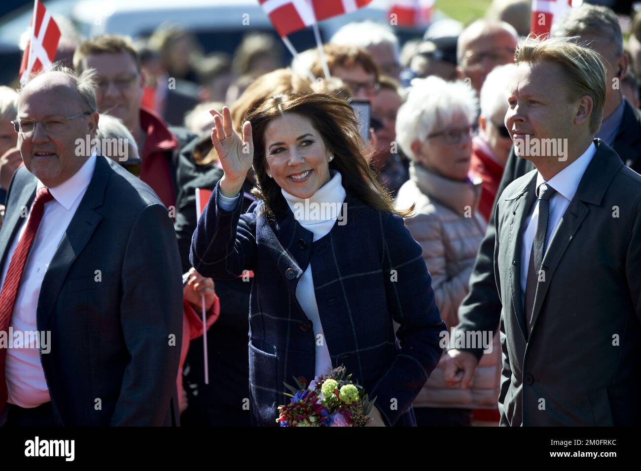 Crown Princess Mary opens the new "Bridge Walking" attraction on Little ...