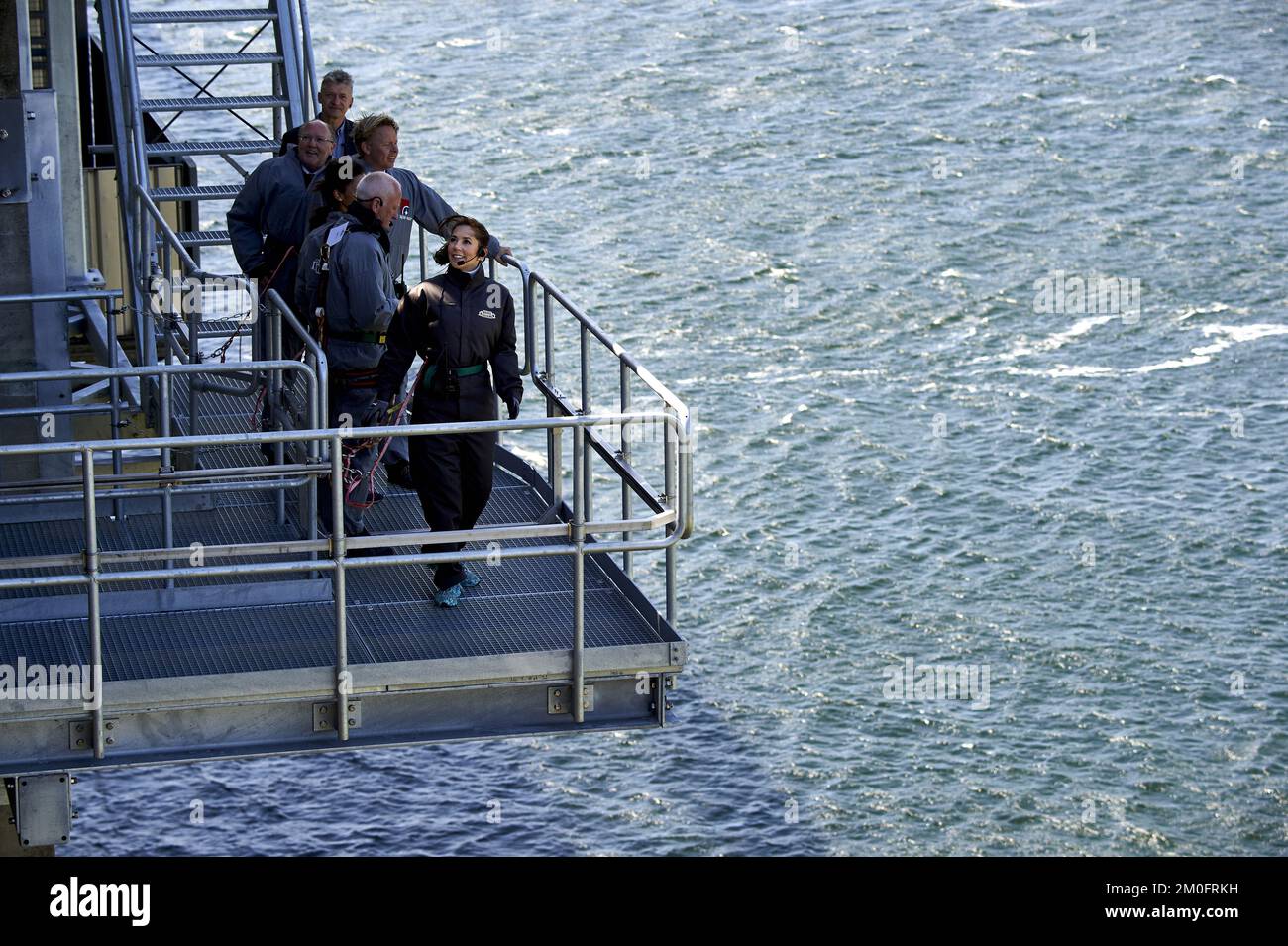 Crown Princess Mary opens the new "Bridge Walking" attraction on Little ...